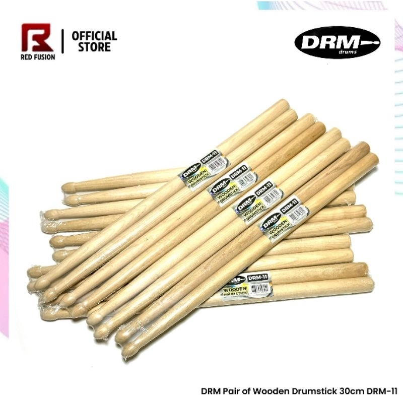 DRM Pair of Wooden Drumstick 30cm DRM-11 | Shopee Philippines