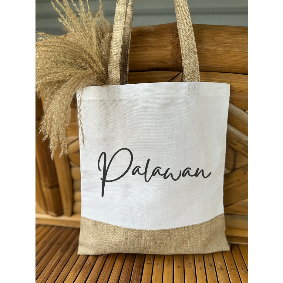 Jute Katsa Tote Bag Canvas Linen Boracay Siargao Palawan Cebu Vigan ...