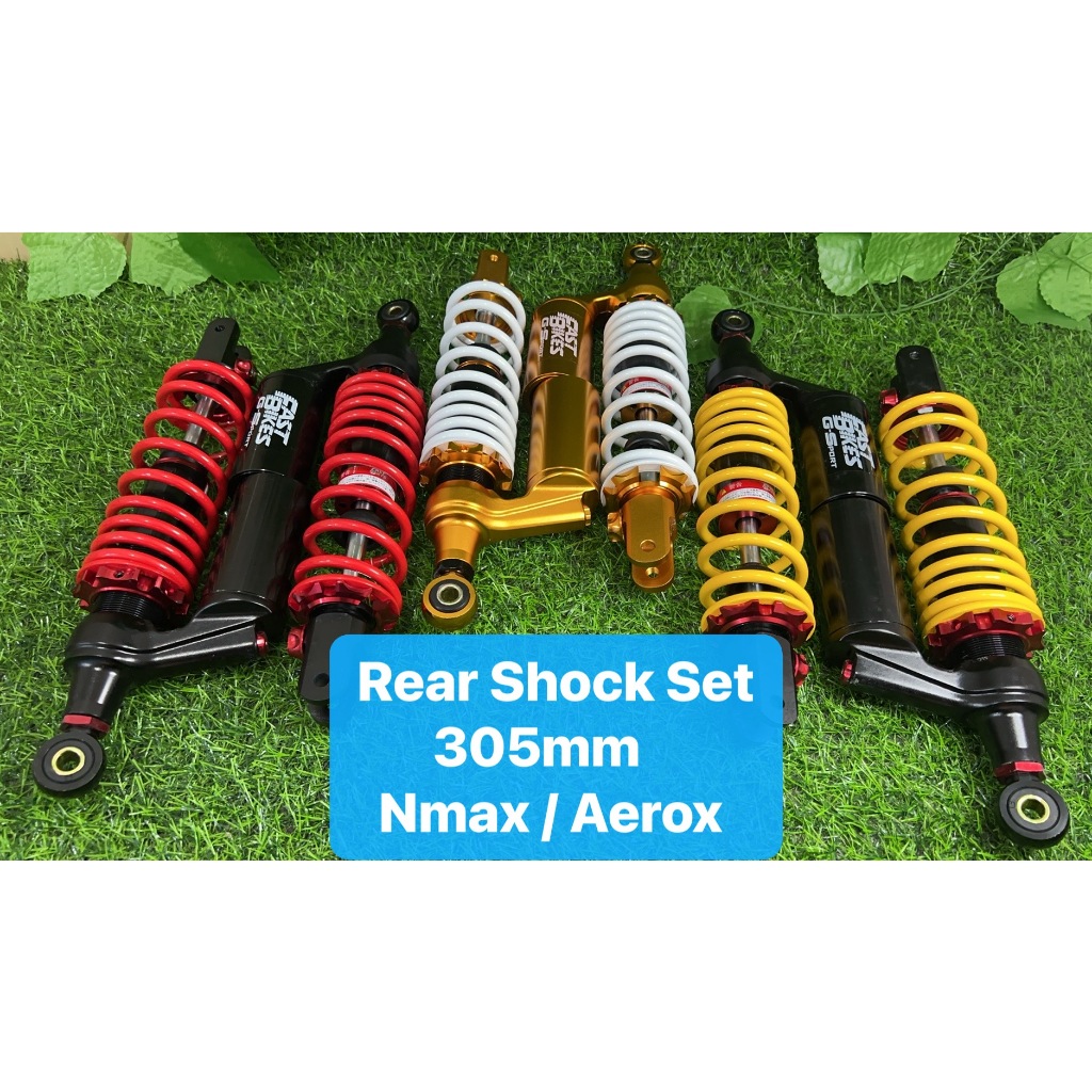 {Fast Bikes} Rear Shock #8166 W/Baso 330mm (Set) - Nmax V1/V2 & Aerox ...