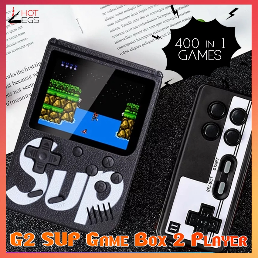 G2 SUP Game Box 2 Player Gameboy SUP Game Box 400 Games Portable Retro ...