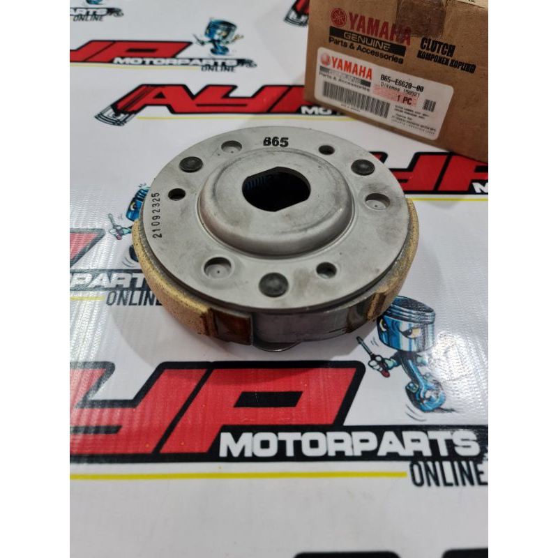 Genuine Clutch Shoe Carrier Assembly / Lining - AEROX V1 (B65-E6620-00 ...