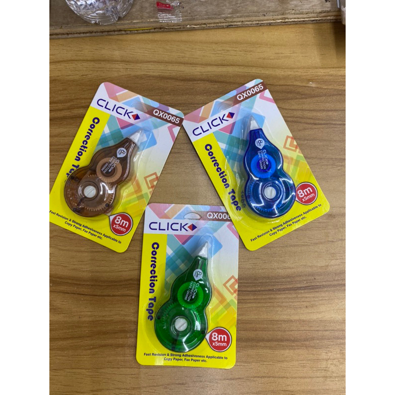 CLICK Correction Tape 8m x 5mm | Shopee Philippines