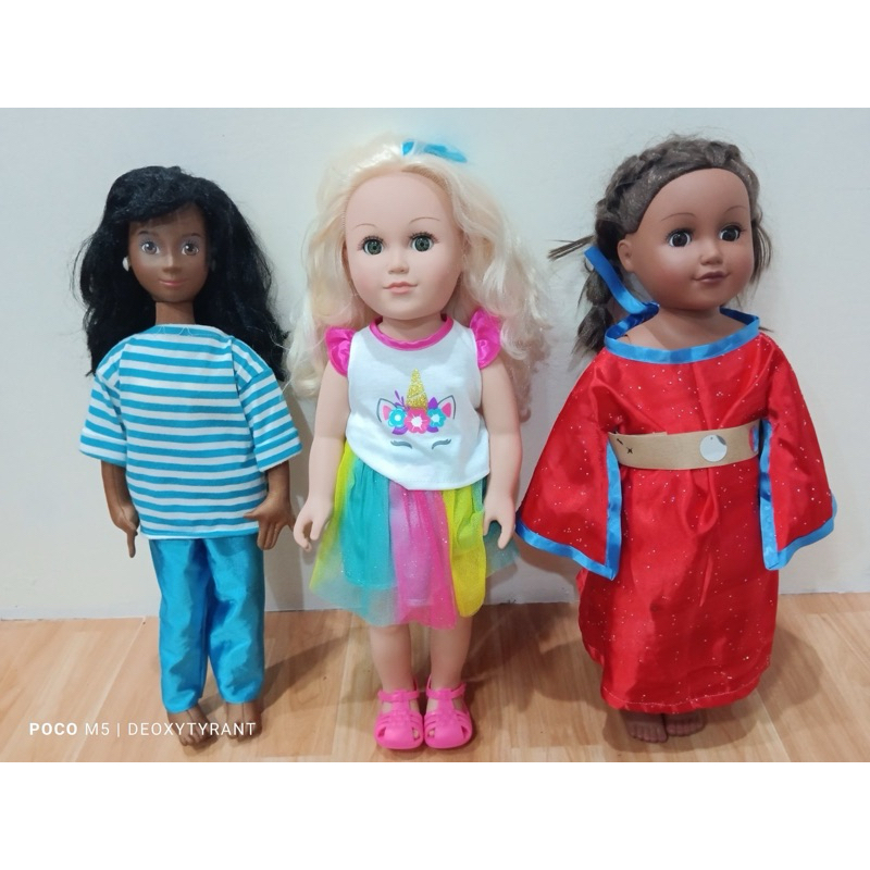 Big sized preloved Dolls 18inches | Shopee Philippines