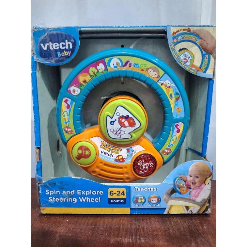 Vtech Spin and Explore Steering Wheel | Shopee Philippines