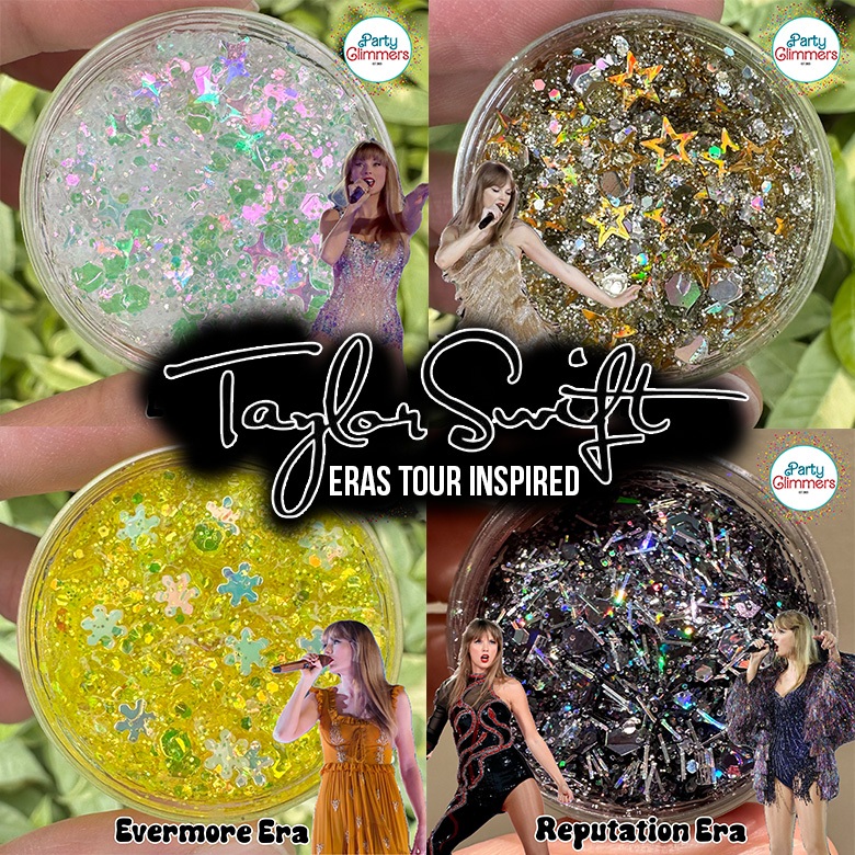 Taylor Swift Eras Tour Inspired Party Glimmers Hair Face Body Glitter ...