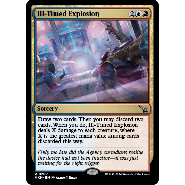 A MAGIC THE GATHERING - MTG - [MULTICOLOR] - Ill-Timed Explosion ...