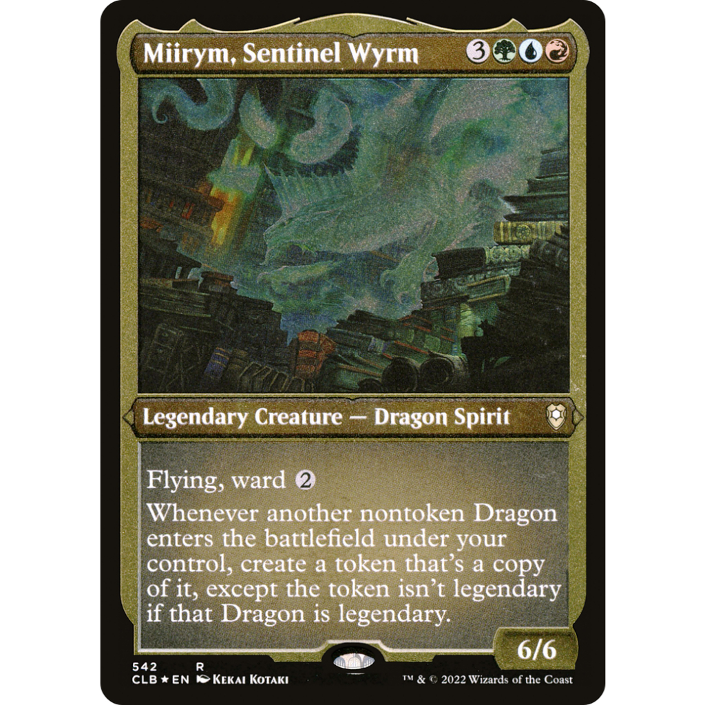 Miirym, Sentinel Wyrm [CLB]-542 MTG Proxy Playtest Only High Ratings ...
