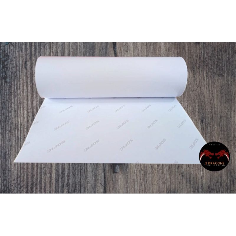 12.5in x 3ft Cut Sofie White Vinyl Sticker for Eco Solvent | Shopee ...