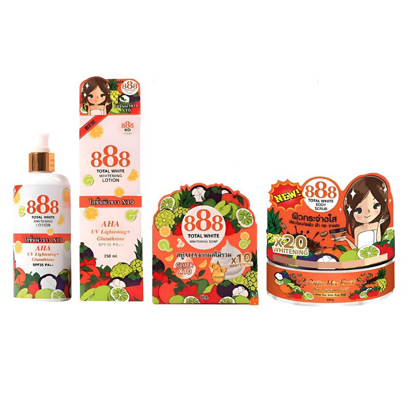 888 Total White Whitening | UNDER ARM CREAM | WHITENING LOTION | SOAP ...