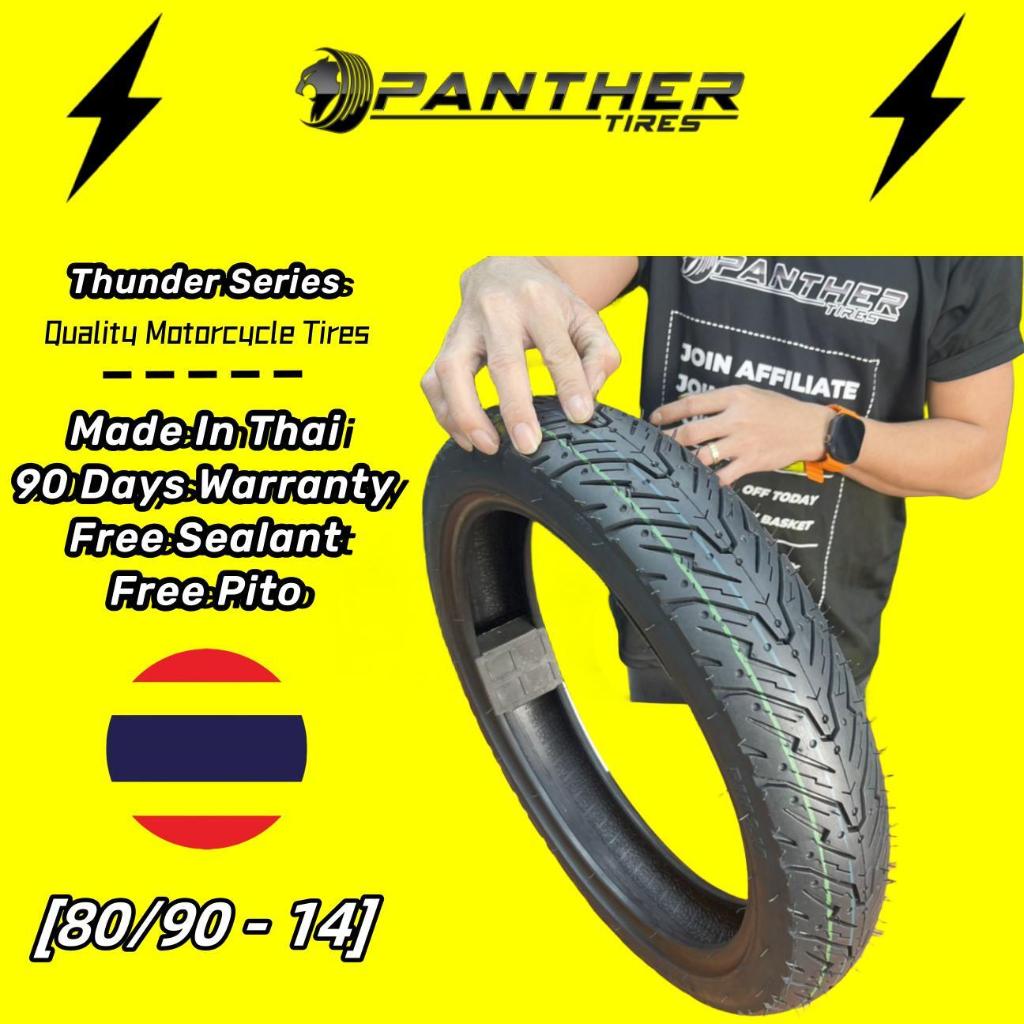 [90 DAYS WARRANTY] [Free Sealant & Pito] Panther Motorcycle Tires 14 ...