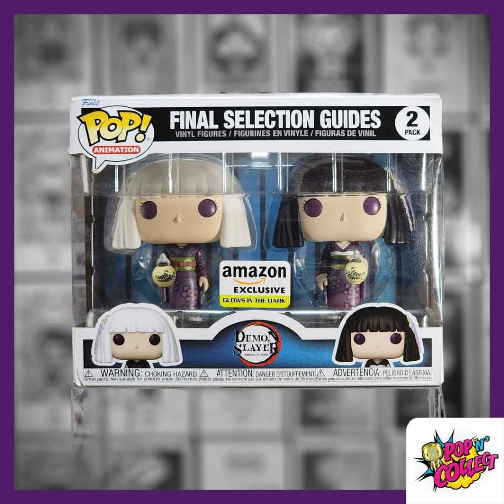 Funko Pop! Demon Slayer - Final Selection Guides Kanata & Kiriya 2 Pack GITD (Glow in the Dark ...