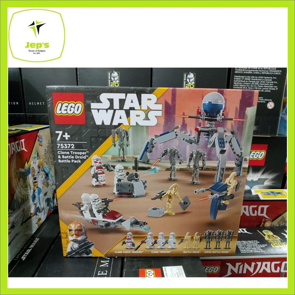 Lego Star Wars 75372 Clone Trooper and Battle Droid Battle Pack (2024 ...