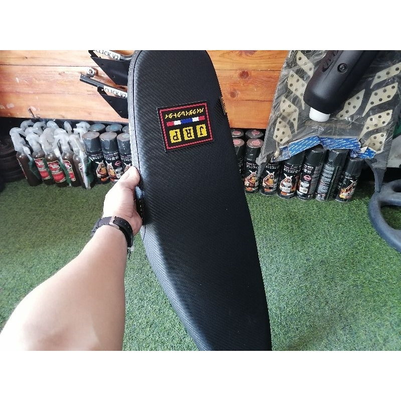 JRP Flat Seat for Raider 150 Carb Rubber Logo | Shopee Philippines