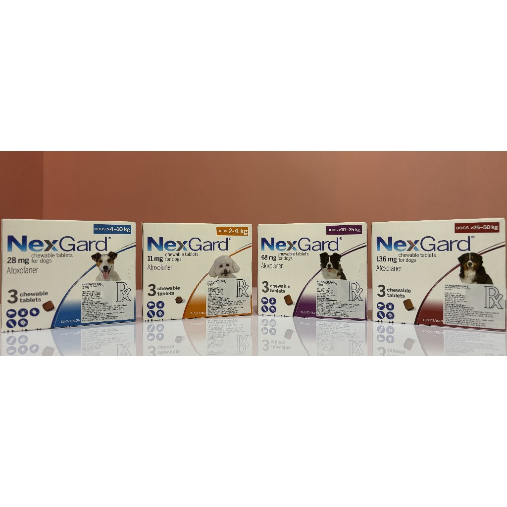 NexGard chewable tablets for dogs (With Sticker) | Shopee Philippines