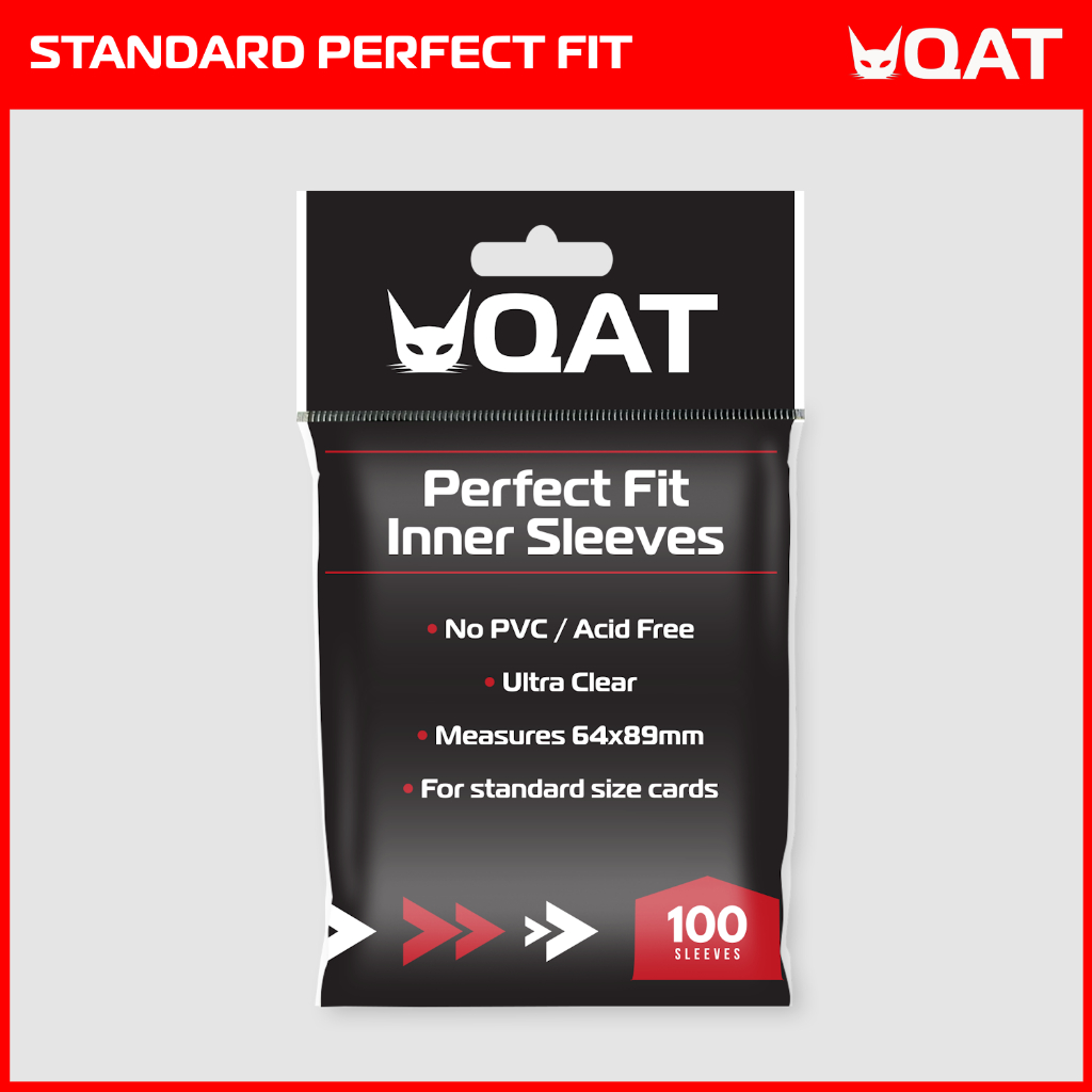 [QAT] Perfect fit inner sleeves for standard size cards (64x89mm ...
