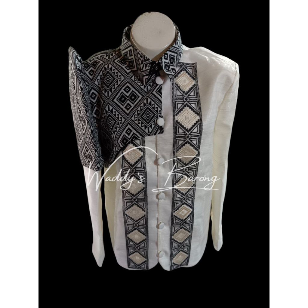 MODERN COAT BARONG WITH FILIPINIANA SLEEVE | Shopee Philippines