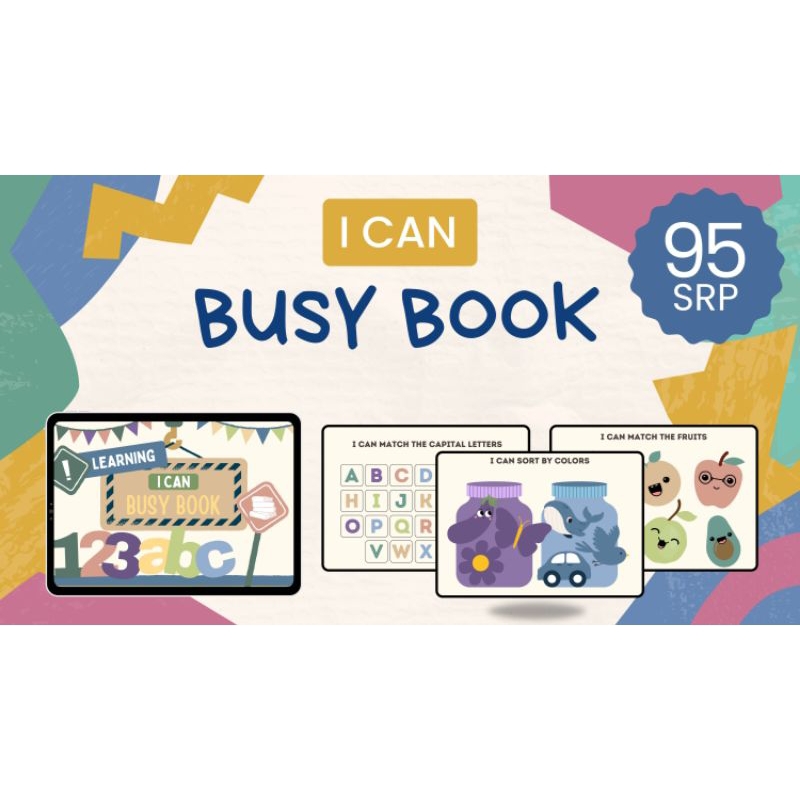 BUSY BOOK - PRESCHOOL (AGES 3-6) 7 PAGES | Shopee Philippines