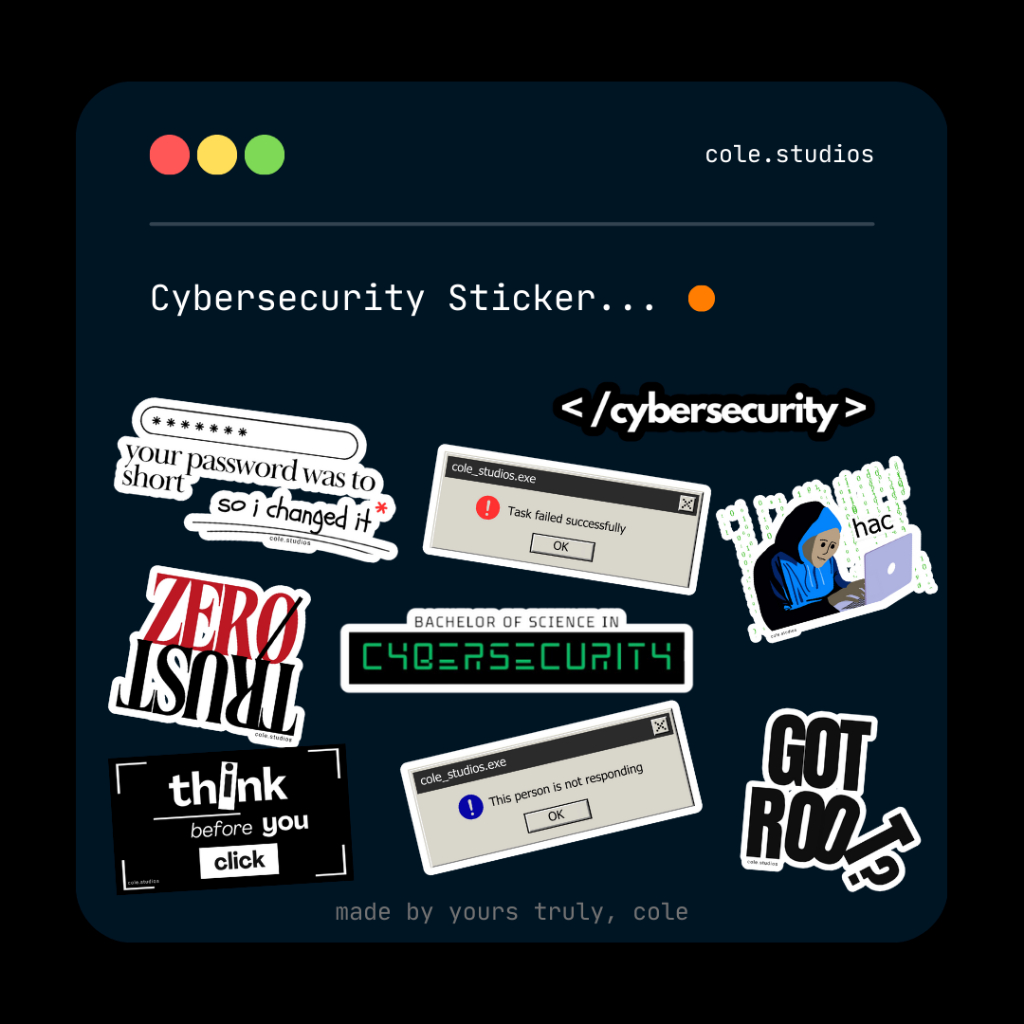 Cybersecurity Sticker Collection | Shopee Philippines