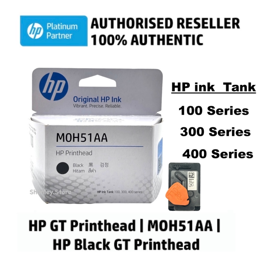 HP Black Printhead ( M0H51AA Black ) For HP Ink Tank 100, 300, 400 And ...