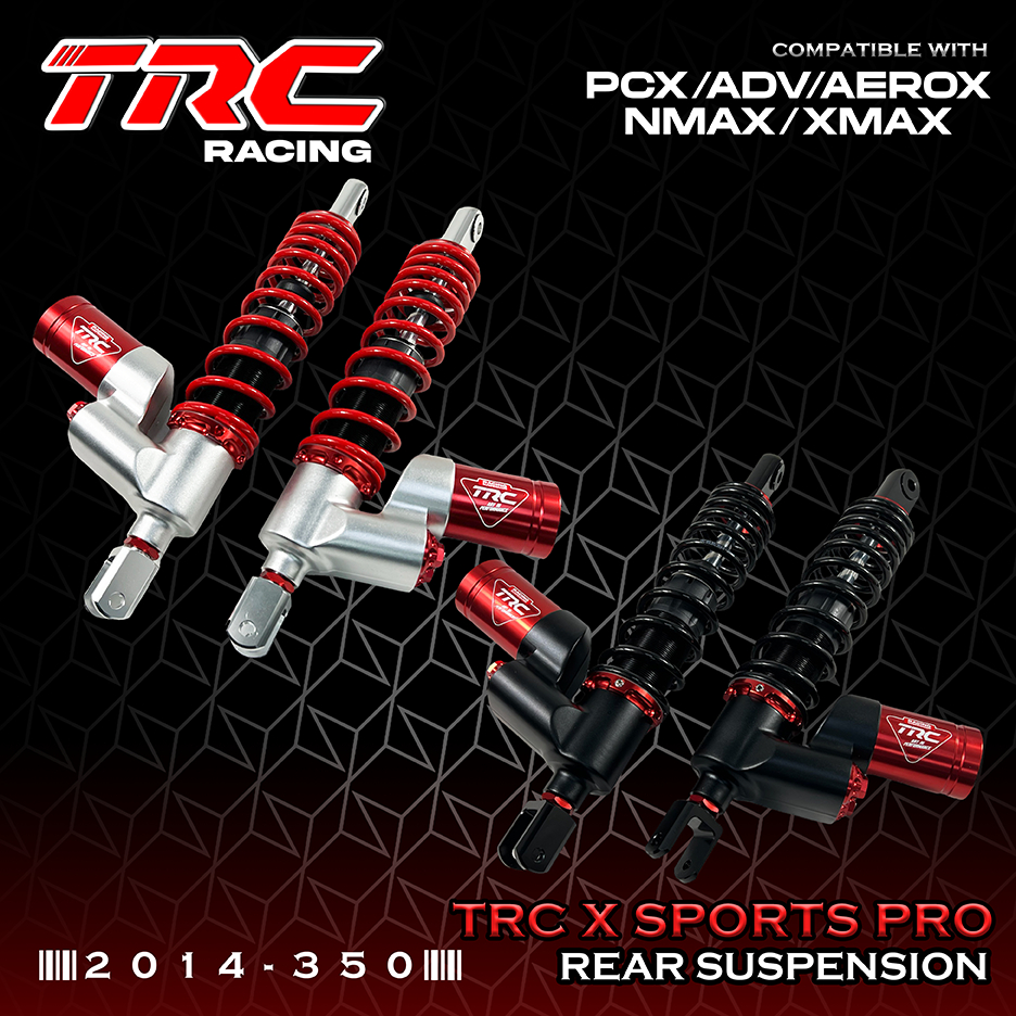 TRC Racing PH X SPORTS PRO 350mm PCX/ADV/XMAX Shock Absorber Suspension ...