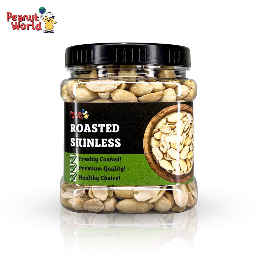 Unsalted Roasted Skinless Peanuts by Peanut World | Shopee Philippines
