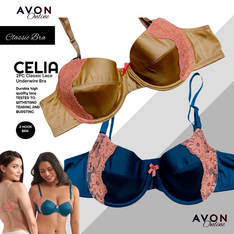 Avon Lilian Underwire Classic 2pc Bra Set( D Alanna, Celia, Noelle, Symone, Larissa, Carla ...