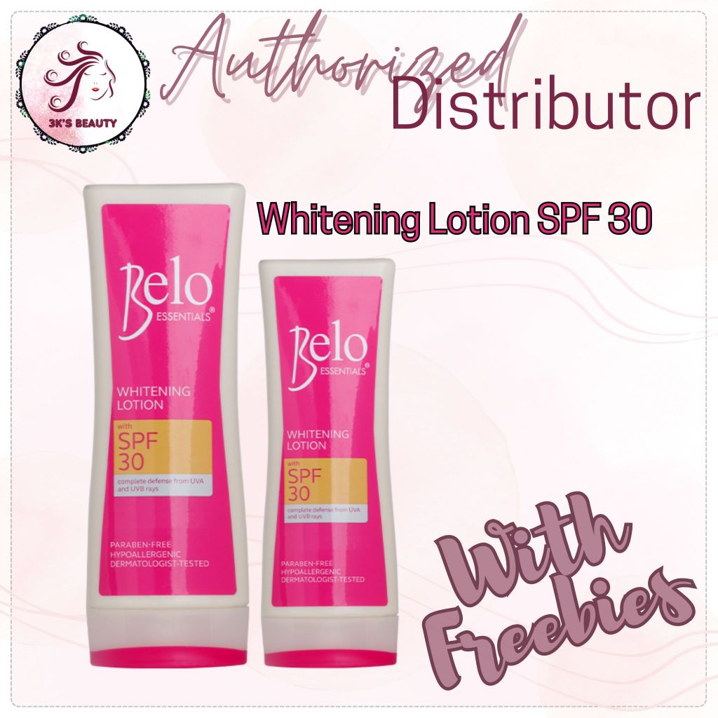 Belo Whitening Body Lotion BUY 200ml + TAKE 100ml and Freebies | Shopee ...