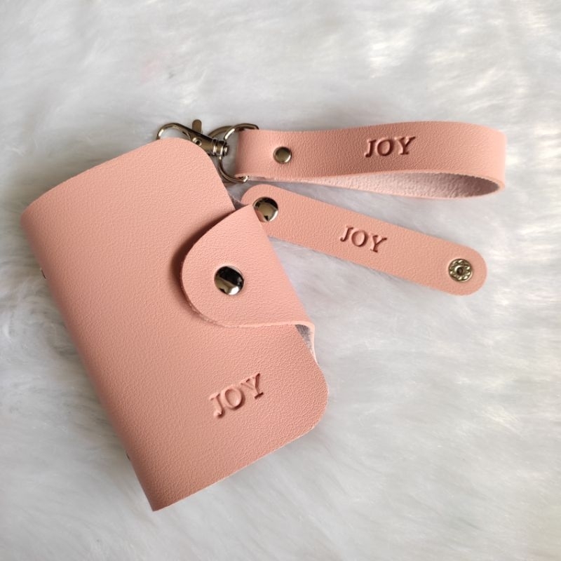 Gift Set Card Holder, Keychain and Cord set | upto 8 characters ...