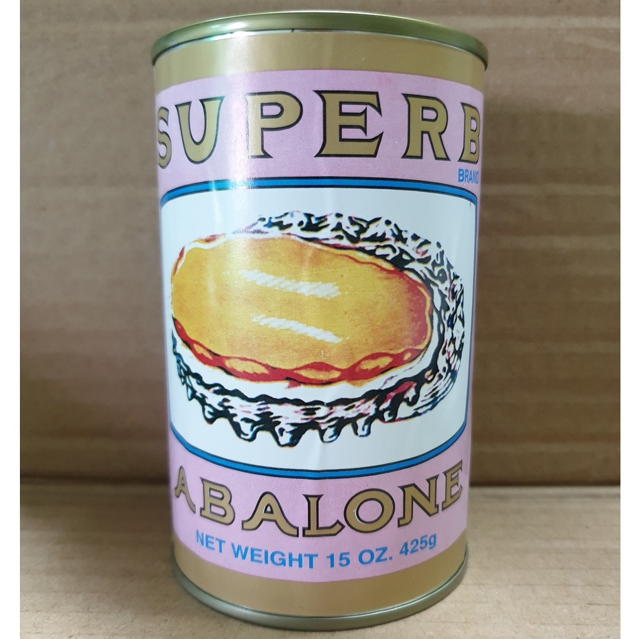 SUPERB BRAND Canned Abalone - 425 g (1 & 1/2 pcs BIG ABALONES per can ...