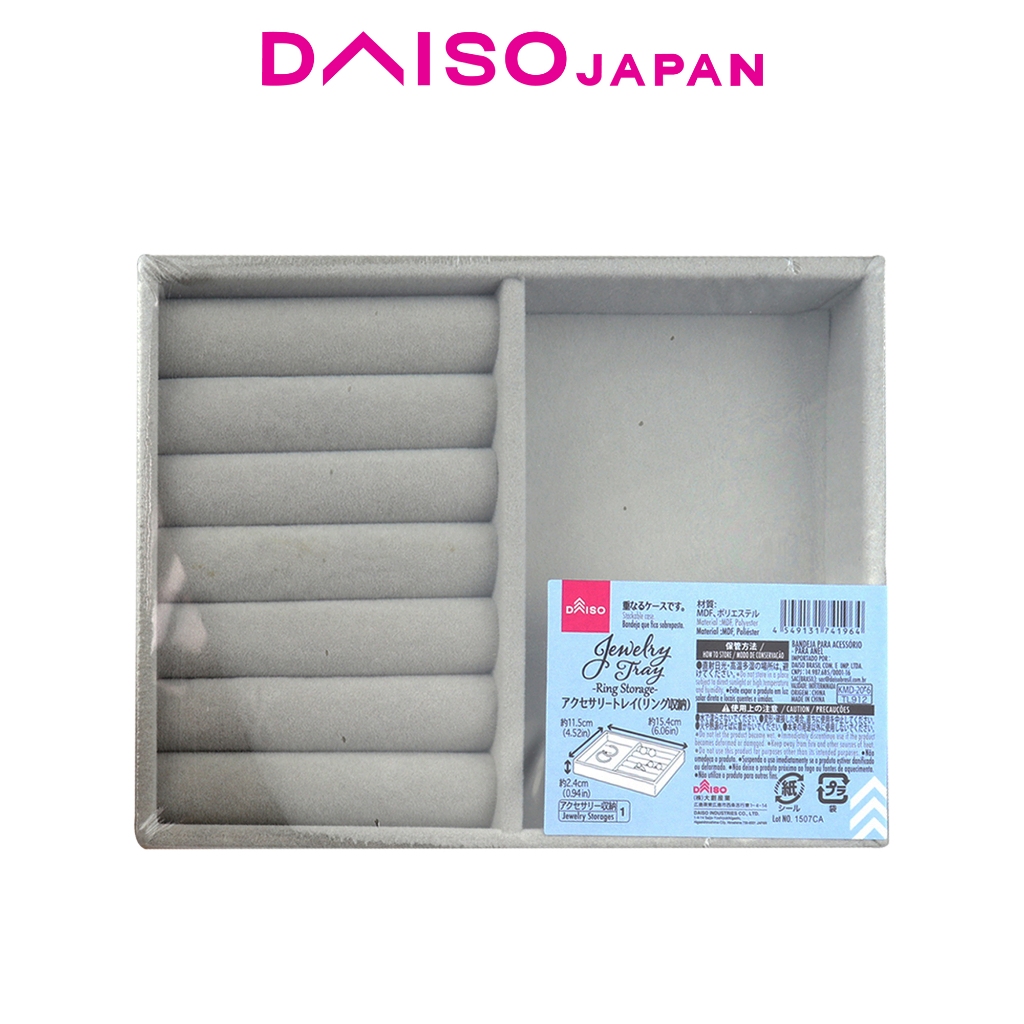 Daiso Small Jewelry Holder Tray (2 compartment) | Shopee Philippines