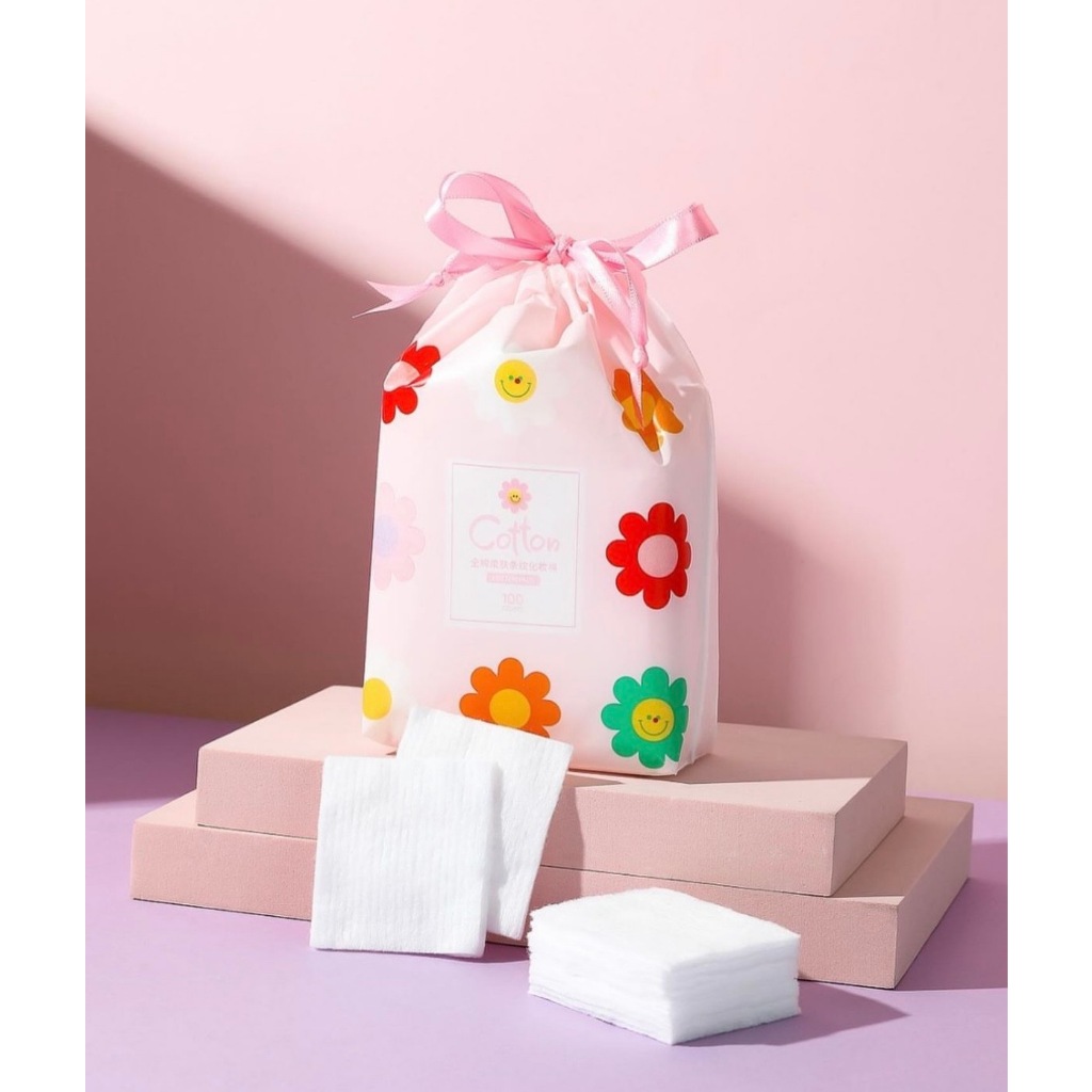 Miniso Cotton Pads Natural Make Up Cleaner - Facial Cleaner Thick and ...