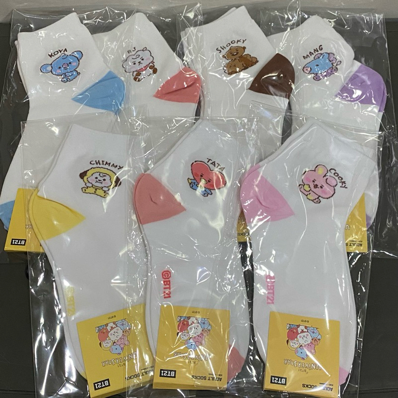 [ON HAND] OFFICIAL BT21 SOCKS | Shopee Philippines