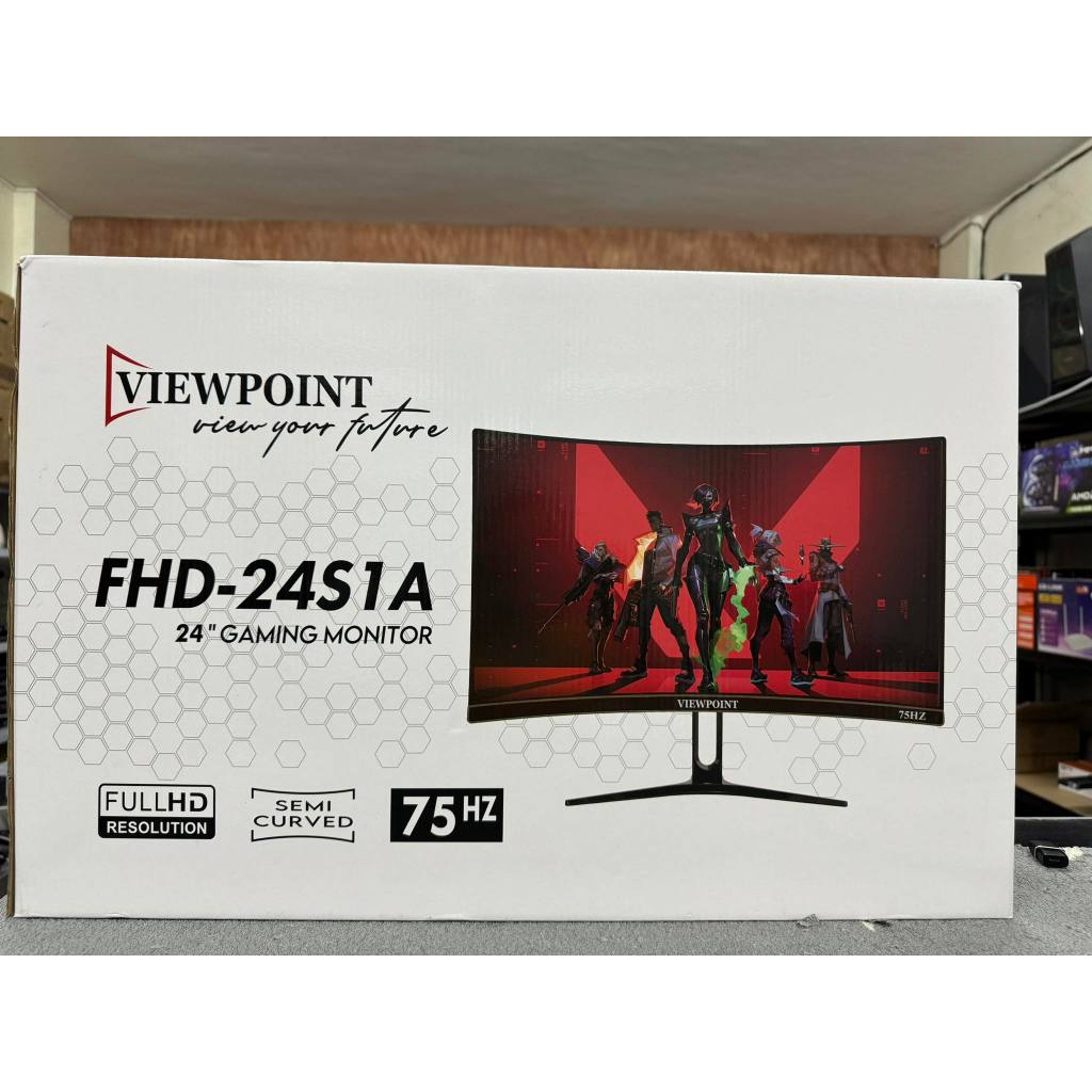Viewpoint 24inch 75hz VP24S1A VA Semi Curve Frameless Gaming Monitor ...