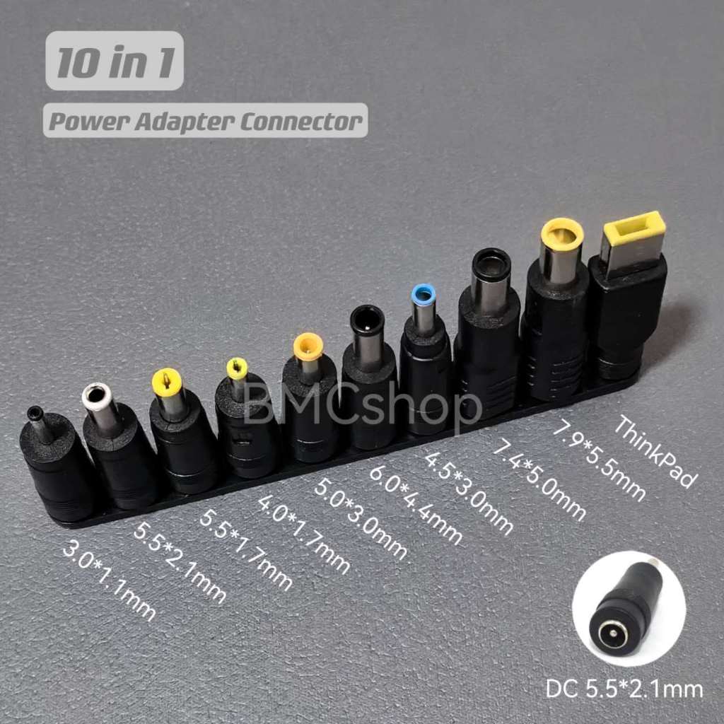 8in1/10in1 notebook power adapter separate connector universal laptop ...