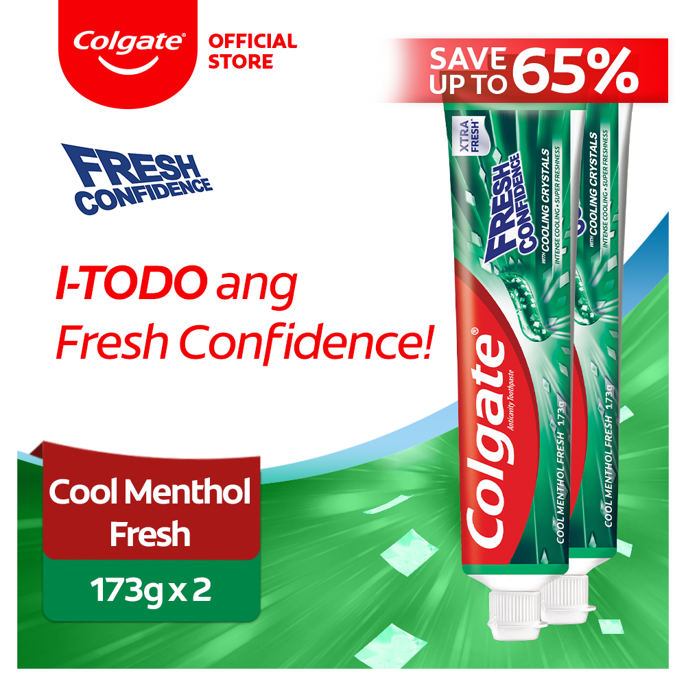 Colgate Fresh Confidence Anticavity Toothpaste with Cooling Crystals ...