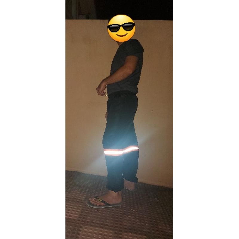 Reflectorized working , jogger pants with pocket for adult | Shopee ...
