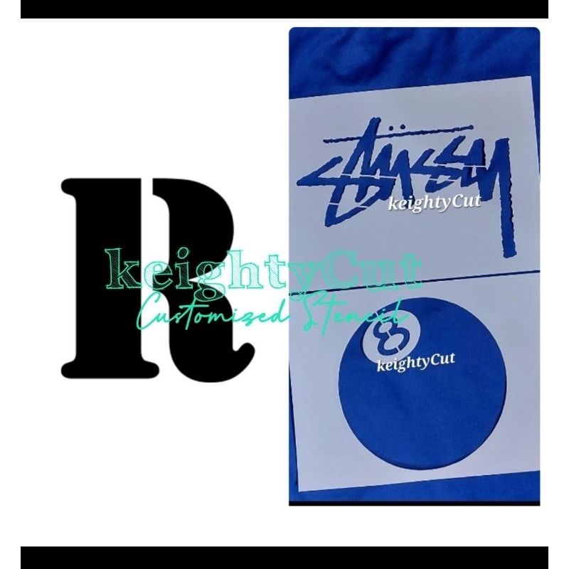 CUSTOMIZED STUSSY SET STENCIL | Shopee Philippines