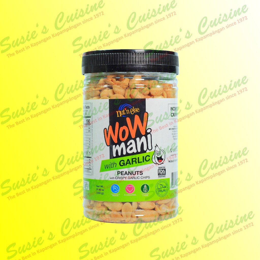 SC - Wow Mani with Garlic Peanuts (550g) | Shopee Philippines