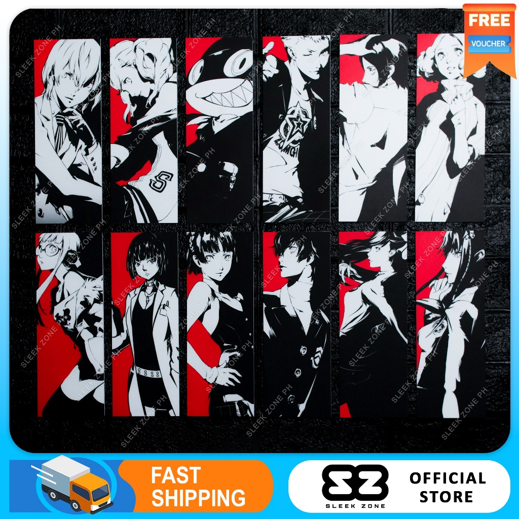 Minimalist Persona 5 Characters Photo Tiles / Poster / Photo Wall Decor ...