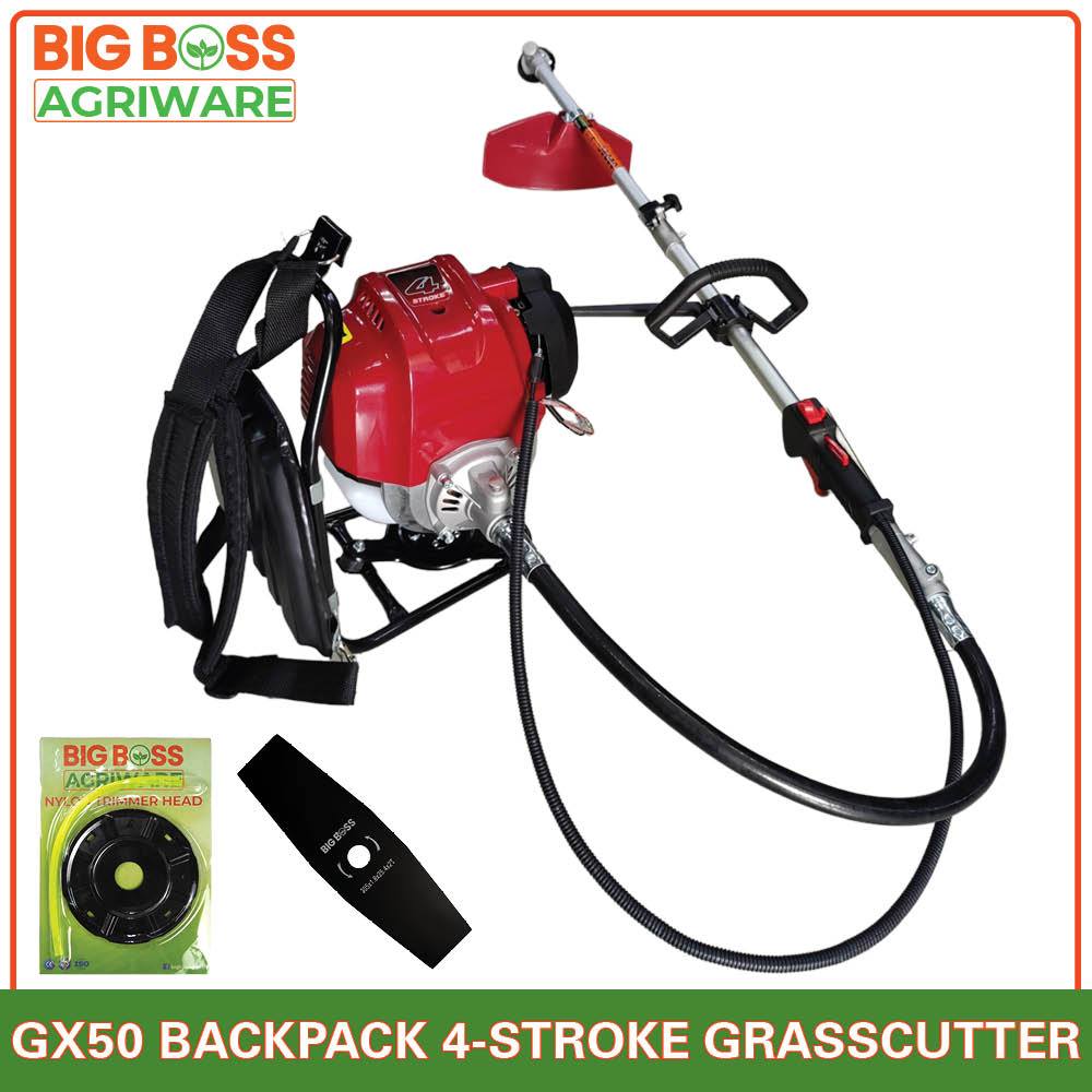 BBAX50/GX50 4-Stroke Backpack 2-pc Shaft Grass Cutter / Brush Cutter [47.9CC] | Shopee Philippines