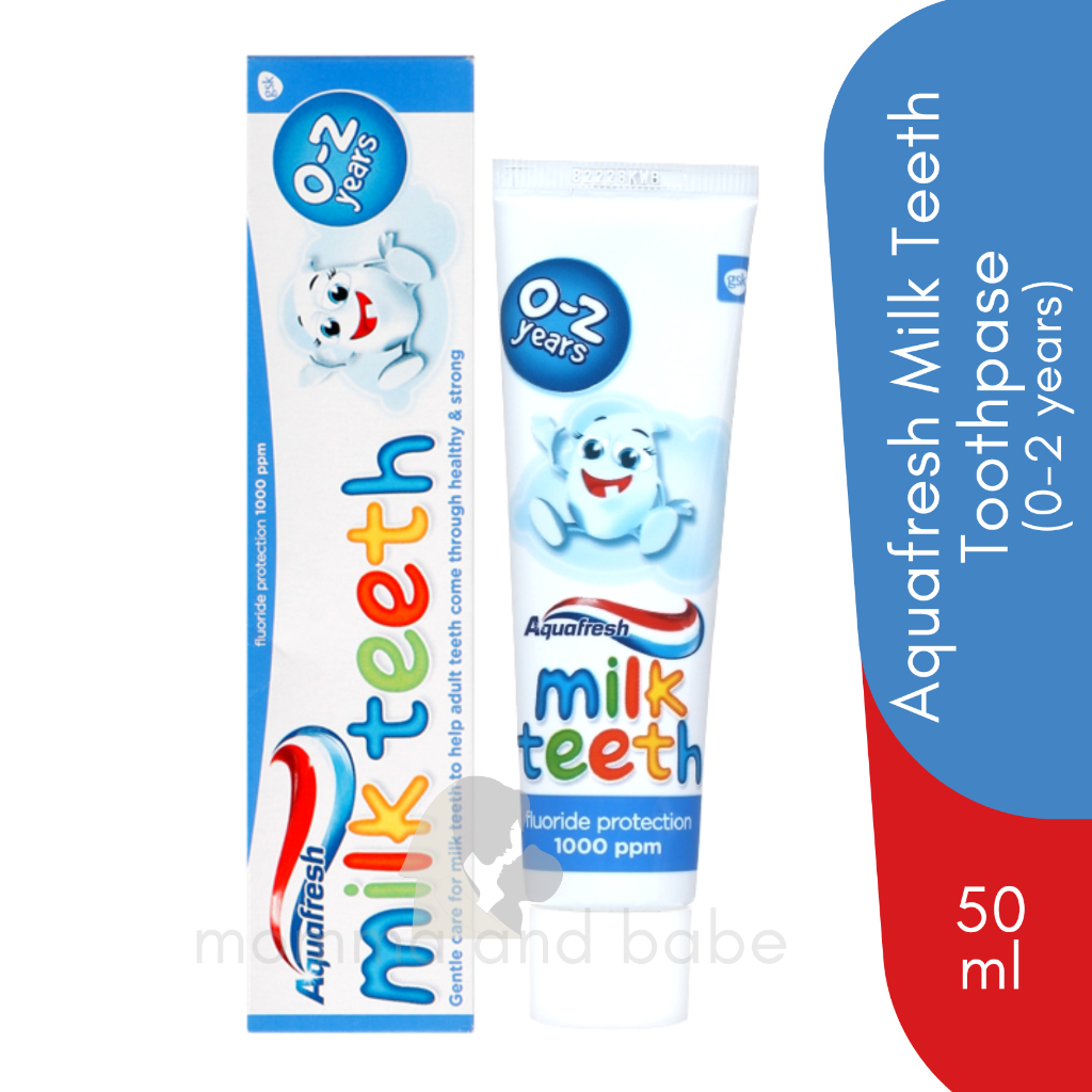 Aquafresh Milk Teeth Baby Toothpaste (0-2 years) 50ml | Shopee Philippines
