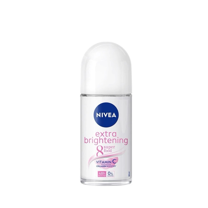 NIVEA Deodorant Extra Brightening Anti-Perspirant Roll-on, 50ml | Shopee Philippines