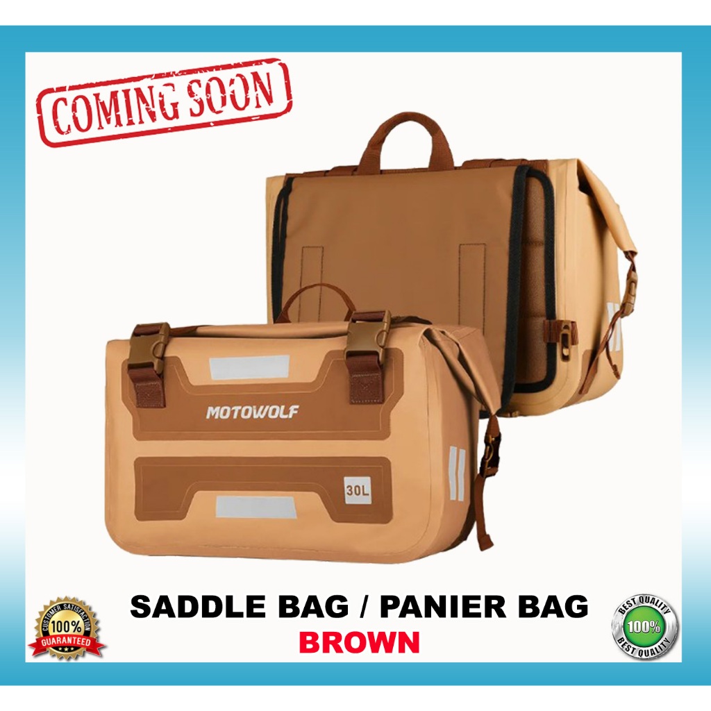 Motowolf Saddle Bag 30L Capacity / Side Panier Bag for Motorcycle ...