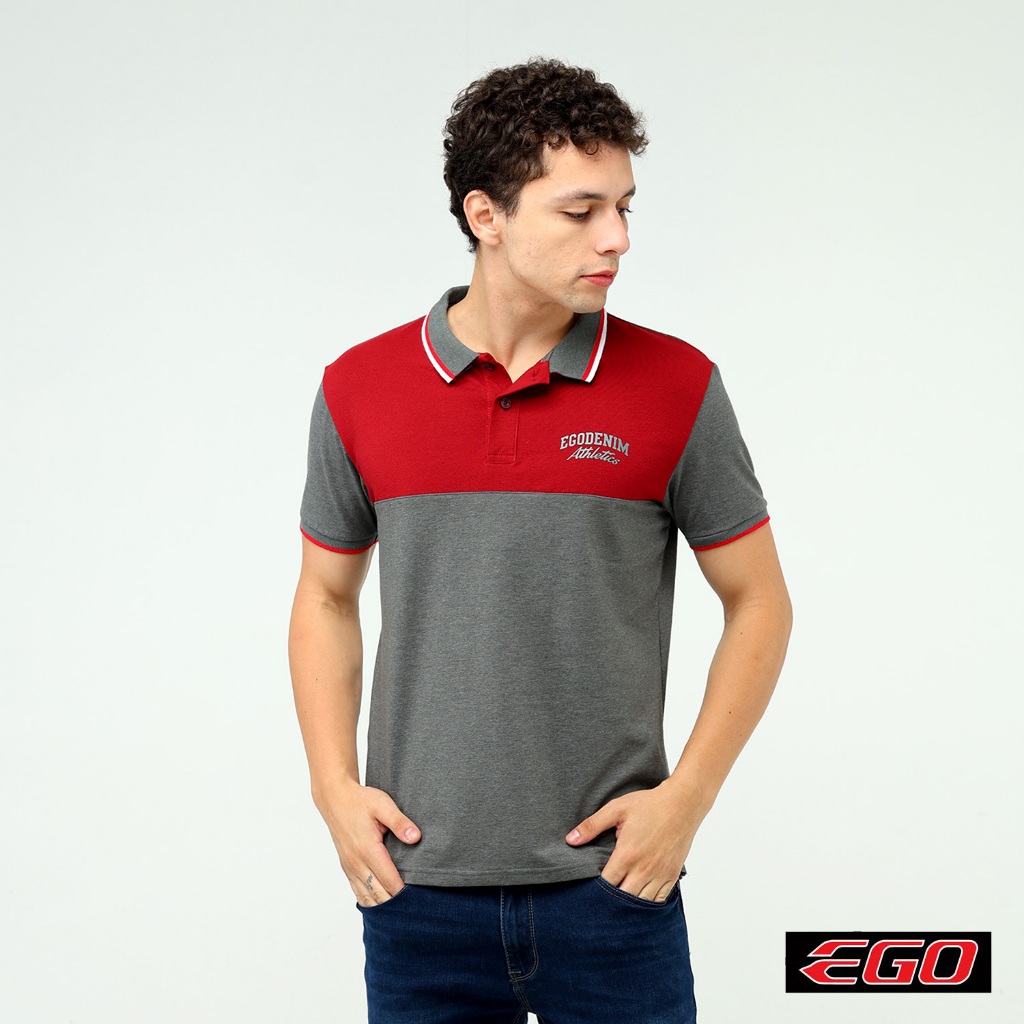 Ego Collar Shirt Fine Line EMT01-1003 | Shopee Philippines
