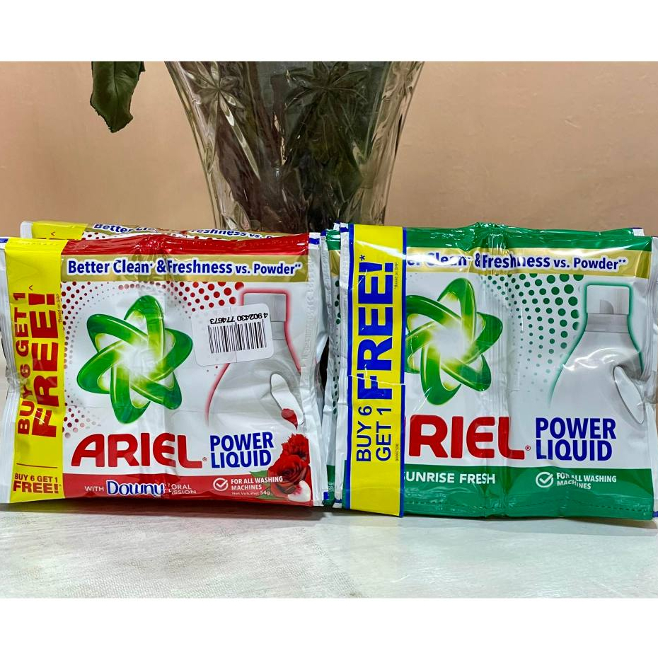 ARIEL LIQUID DETERGENT TWIN SACHETS 6's | Shopee Philippines