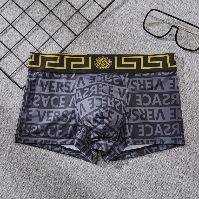 Ver Men Quality Letters Imprinted Silk Boxer Briefs Man Trendy ...