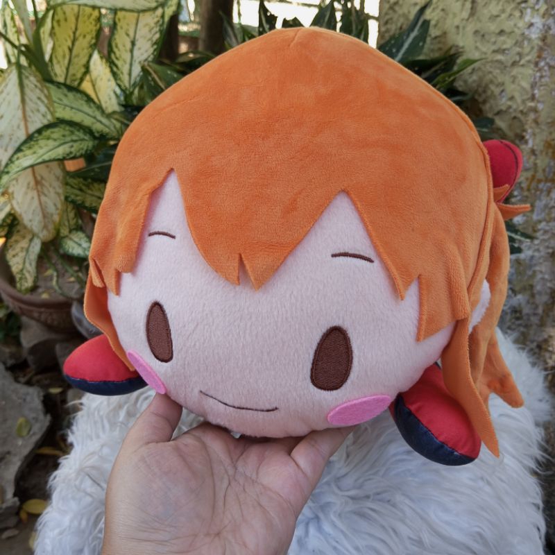 Neon Genesis EVANGELION Asuka Langley JUMBO Nesoberi Stuffed Toy ...