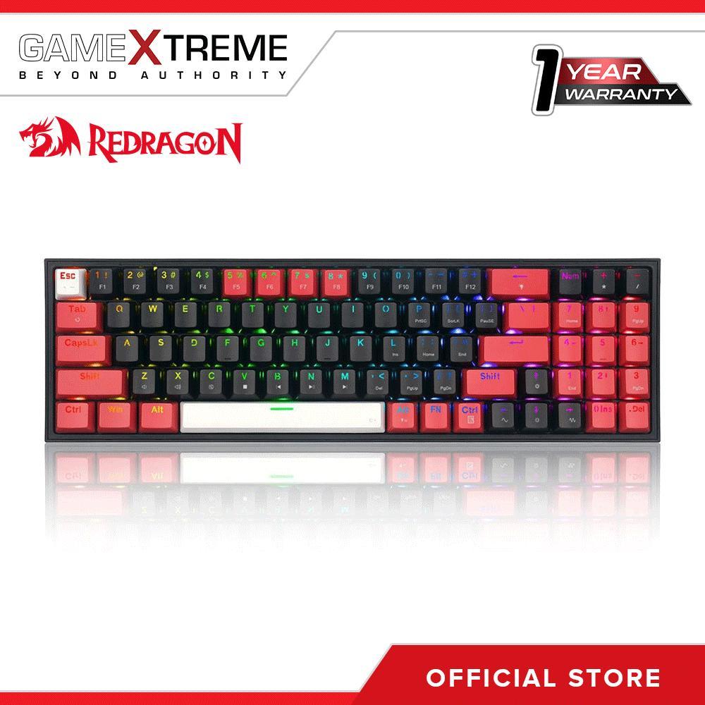 Redragon Pollux RGB 78 Keys Mechanical Gaming Keyboard Blk-Red-White ...