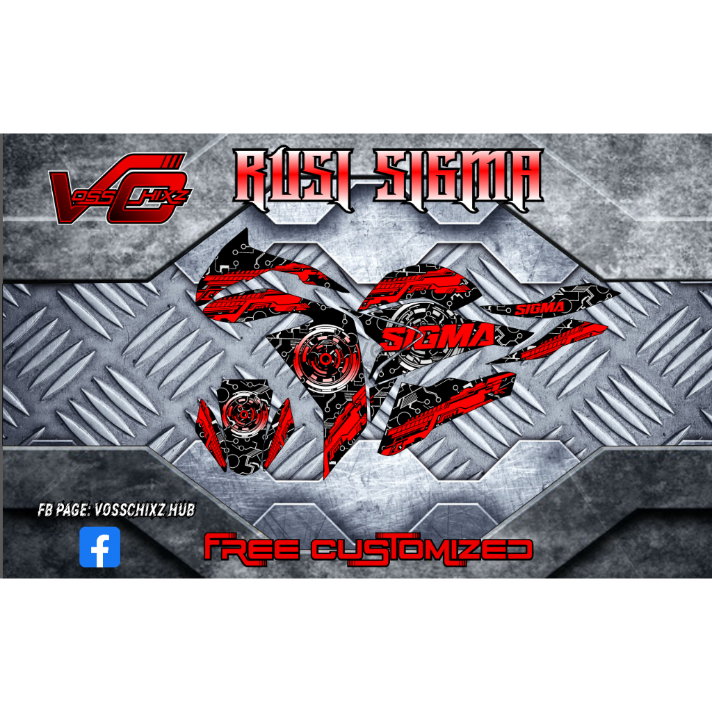 Decals, Sticker for Rusi Sigma 250 | Shopee Philippines