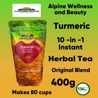 Yamang Bukid Turmeric 10 in 1 Herbal Tea Powder 400g.Salabat. | Shopee ...